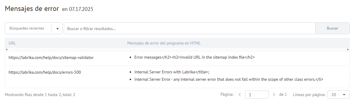 Labrika: Cómo Interpretar Mensajes de Error del Servidor para un Mejor SEO