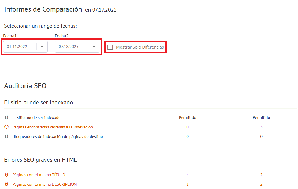 Labrika: Informes de Comparación para Mejorar el Rendimiento Web SEO